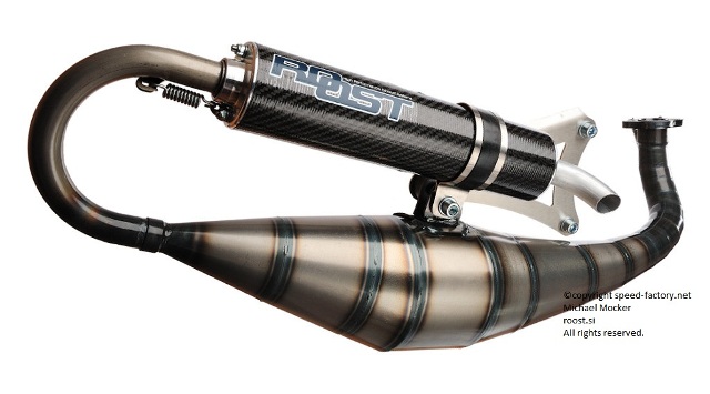 Auspuffanlage ROOST R86, Piaggio | ROOST Auspuffanlagen ...