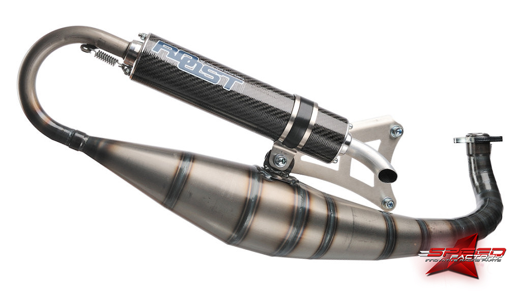Roost SP1 - midrange exhaust, Minarelli horizontal | ROOST exhaust ...